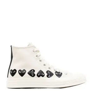 Play Comme Des Garcon High-top Sneakers - White