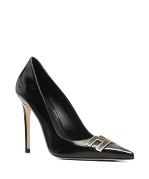 Elisabetta Franchi Logo-branded Stiletto Heels