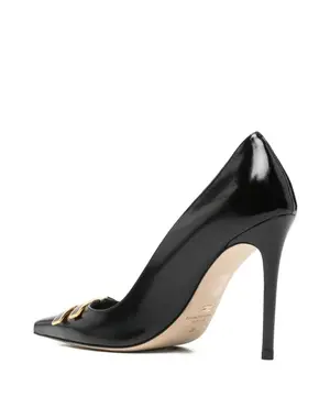 Elisabetta Franchi Logo-branded Stiletto Heels