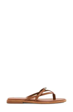 Steve Madden Catalina Flip Flop - Tan Leather