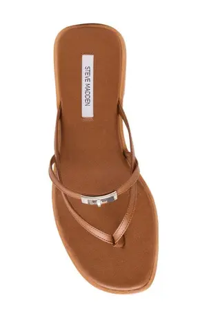 Steve Madden Catalina Flip Flop - Tan Leather