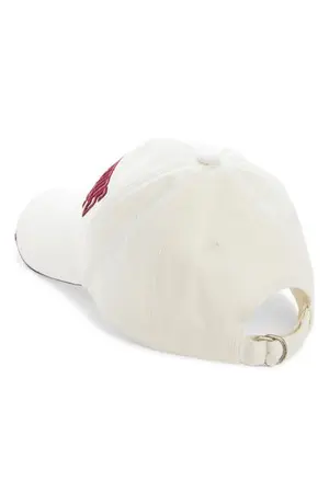 Acne Studios Carla College Embroidered Logo Adjustable Baseball Cap