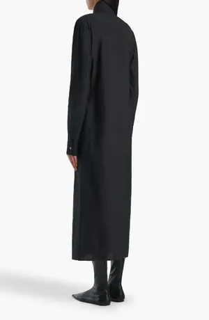 Khaite Ivanna Organza Midi Shirtdress