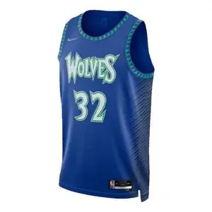 Nike X Nba 75th Anniversary Minnesota Timberwolves Karl-anthony Towns Jersey - Blue