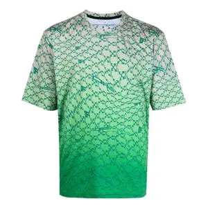 Off-White Arrows Print Ombr Effect Tee - White