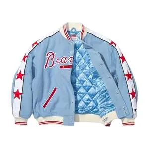 Supreme X Mitchell & Ness Ss26 Teams Varsity Jacket