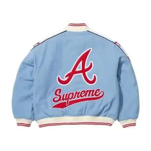 Supreme X Mitchell & Ness Ss26 Teams Varsity Jacket