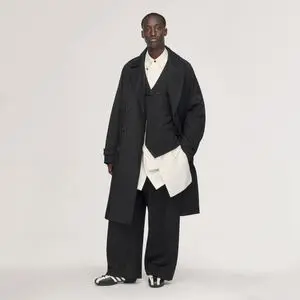 Adidas Y-3 Spun Nylon Cabban Coat