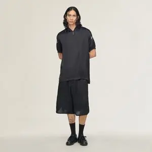 Adidas Y-3 Liquid Logo Satin Jersey