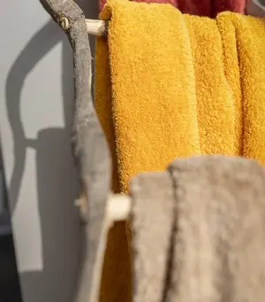 ABYSS & HABIDECOR Super Pile Face Cloth - Yellow