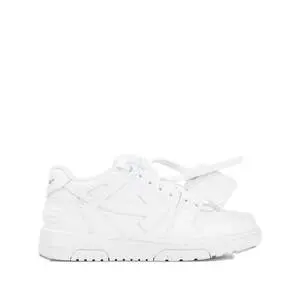 Off-White Leather Lace-up Trainers - White