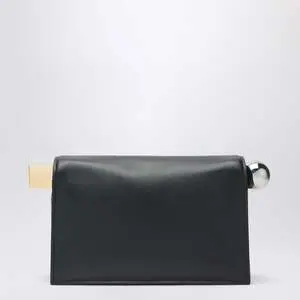 Jacquemus Rond Carre Pouch In Leather