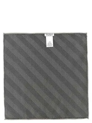 Brunello Cucinelli Chevron Pocket Clutch