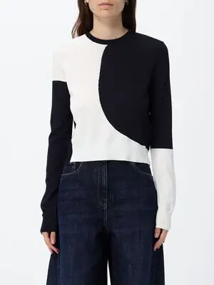 Max Mara Long Sleeve Crewneck Sweater - Blue