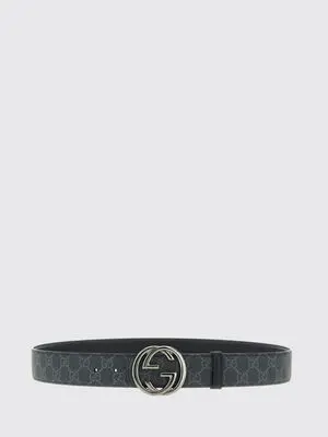 Gucci Monogrammed Belt - Black