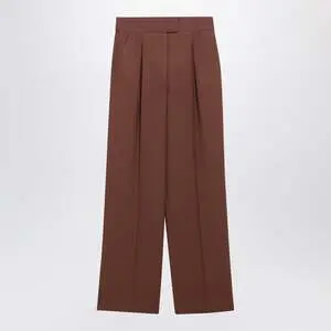Valentino Garavani Light Wool Trousers - Brown