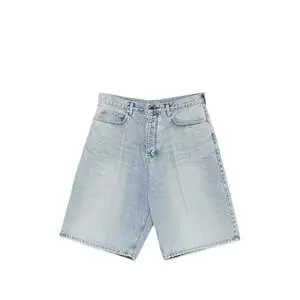 Balenciaga Light Denim Shorts - Blue