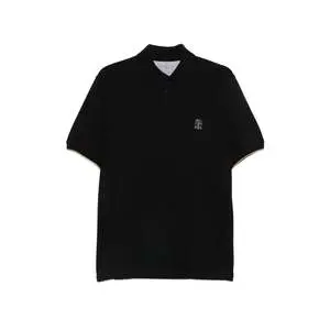Brunello Cucinelli Polo Shirts - Black