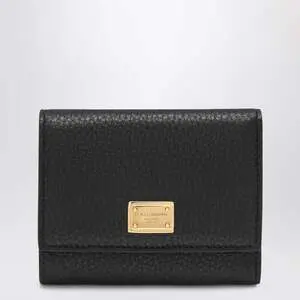 Dolce & Gabbana Dauphine Calf Leather Wallet - Black