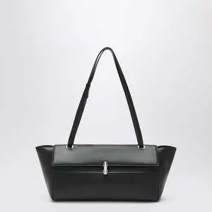 Savette Symmetry Trapeze Bag In Leather - Black