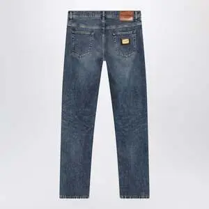 Dolce & Gabbana Slim-fit Dark Washed Denim Jeans