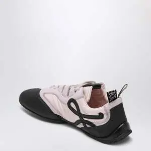 Loewe Grip Sneakers In Nylon And Suede - Pink