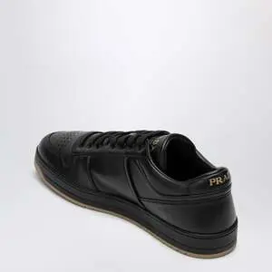 Prada Downtown Nappa Leather Sneakers - Black