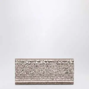 JIMMY CHOO Sweetie Clutch In Glitter Fabric - Pink