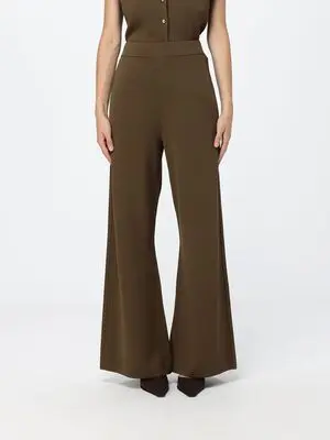 Max Mara Max Mara Green Wide Leg Tailored Trousers Green