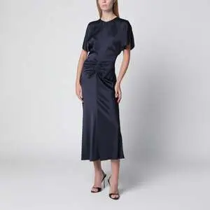 Victoria Beckham Bela Midi Dress - Blue