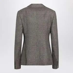 Burberry Prince Of Wales Wool-blend Single-breasted Jacket
