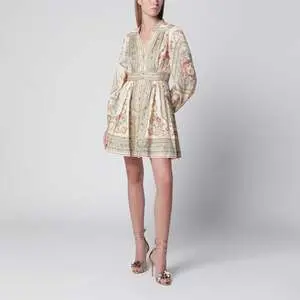Zimmermann Roselight Mini Dress - Multicolor