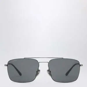 Gucci Ruthenium Metal Navigator Sunglasses - Gray
