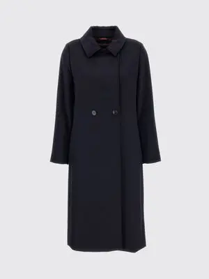 Max Mara Double Breasted Coat - Blue