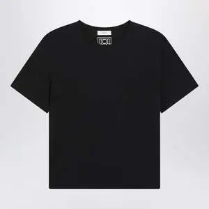TOTEME Organic Cotton Jersey T-shirt - Black