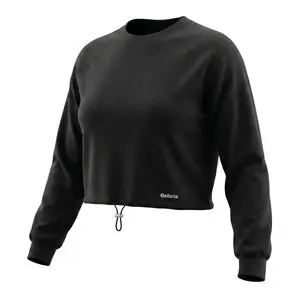 BELLARIA Essential Crop Sweatshirt - Black