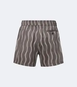 Frescobol Carioca Rio Printed Swim Trunks
