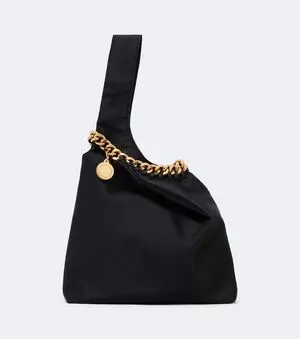 Stella McCartney Falabella Satin Tote Bag - Black