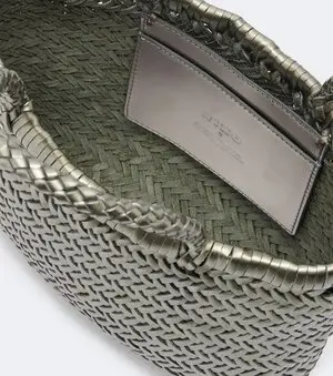 Rixo X Dragon Diffusion Lysia Leather Top-handle Bag