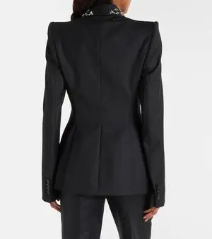 Alexander McQueen Embellished Single-breasted Blazer