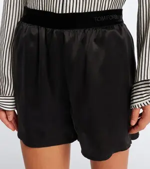 TOM FORD Silk Satin Pajama Shorts