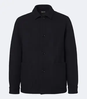 Zegna Cashmere And Wool Blouson Jacket