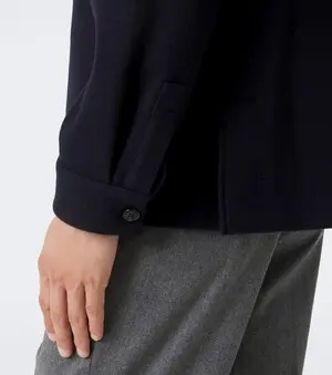 Zegna Cashmere And Wool Blouson Jacket