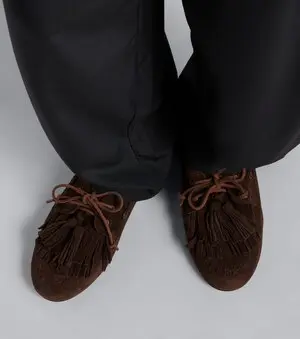 Isabel Marant Étoile Suede Boat Shoes - Brown