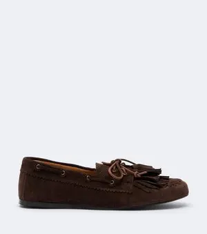 Isabel Marant Étoile Suede Boat Shoes - Brown