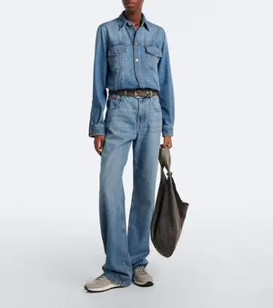TOD'S Suede-trimmed Sneakers