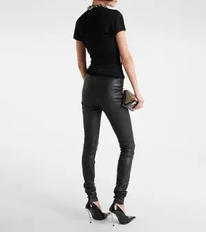 Stouls Carolyn Leather Leggings - Black