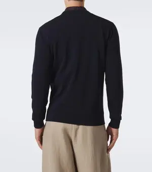 Dolce & Gabbana Embroidered Virgin Wool Crew Neck Sweater