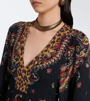 Etro Printed Maxi Dress