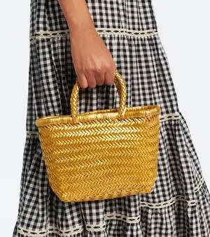 Rixo X Dragon Diffusion Lysia Leather Top-handle Bag
